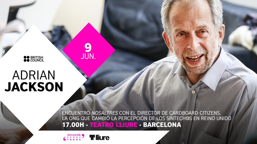 Adrian Jackson MBE, director del Cardboard Citizens | British Council